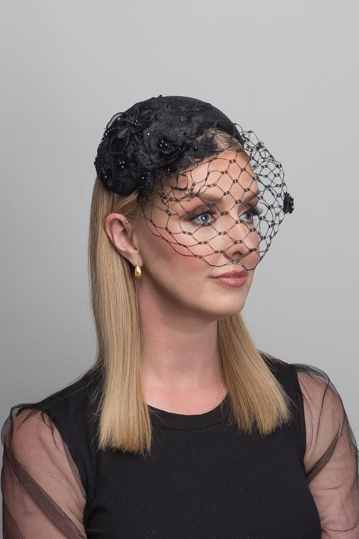 Black Silk Bandeau Headband – Wendy Scully Millinery