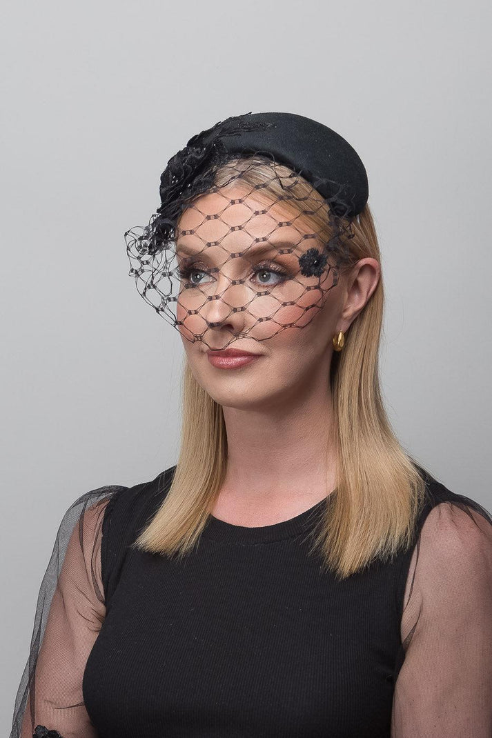 Black Silk Bandeau Headband – Wendy Scully Millinery
